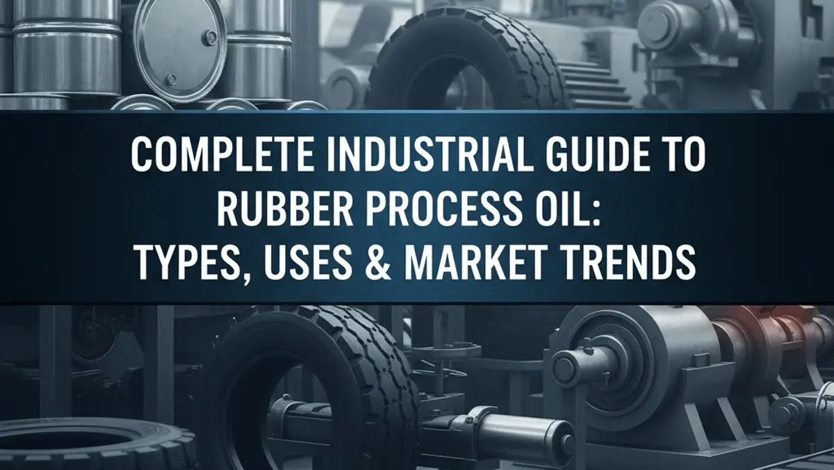 What Are the Types and Uses of Rubber Process Oil (RPO)?